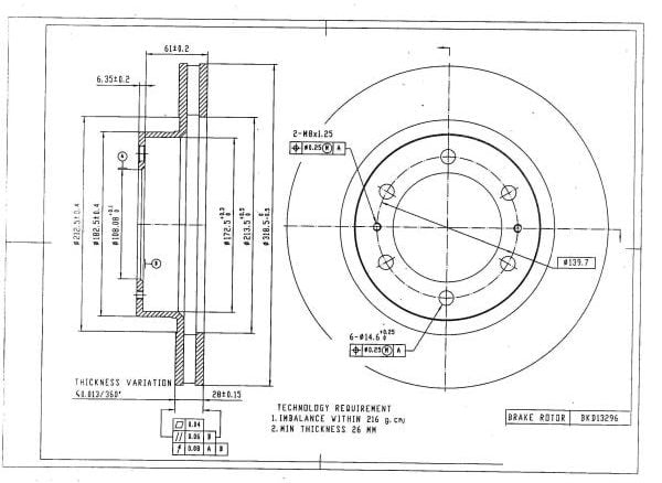 Toyota Hilux GD-6 2.4D & 2.8D Diesel Raised Body 2016 Onwards Brake ...
